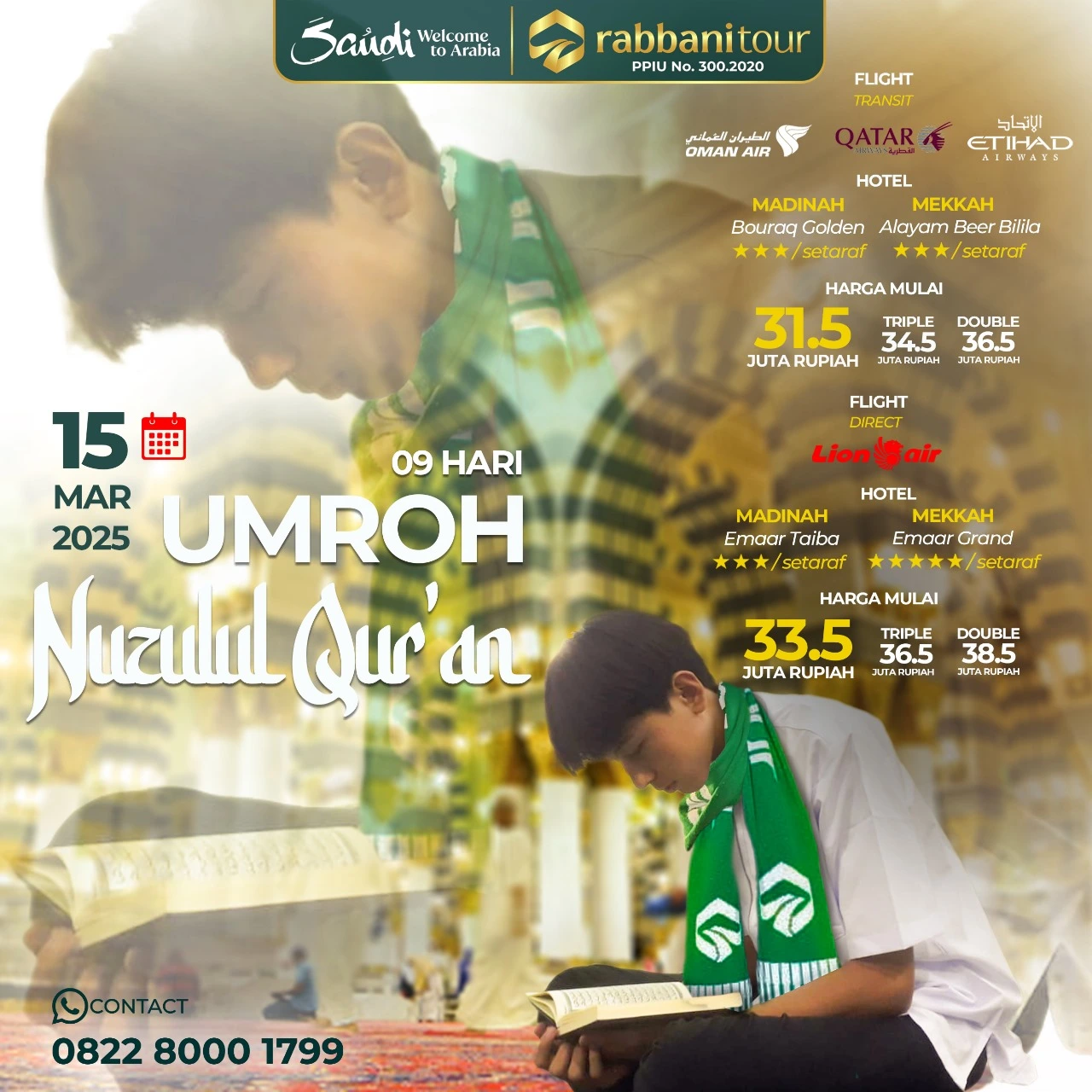 Rabbanitour | Travel Umroh Terbaik & Terpercaya | Umroh 24JT